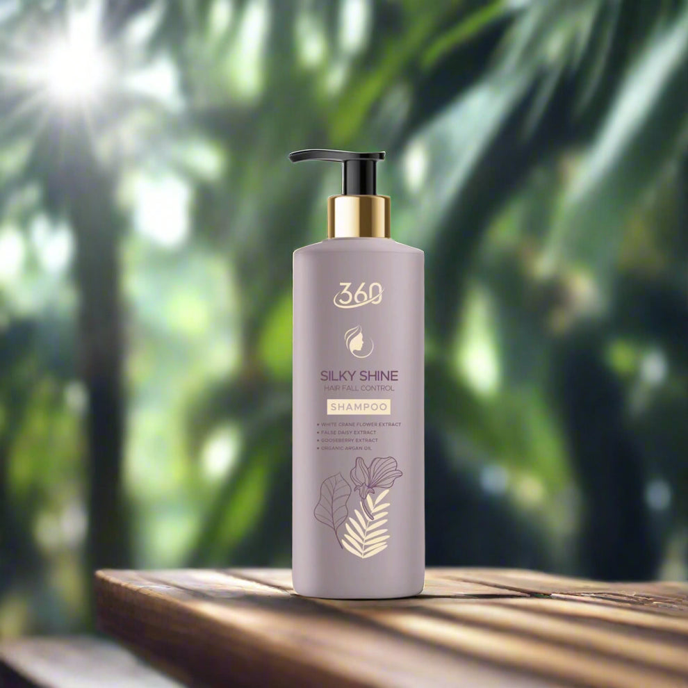 360 SILKY SHINE Hair Fall Control Shampoo 250 ml – LoveSprings